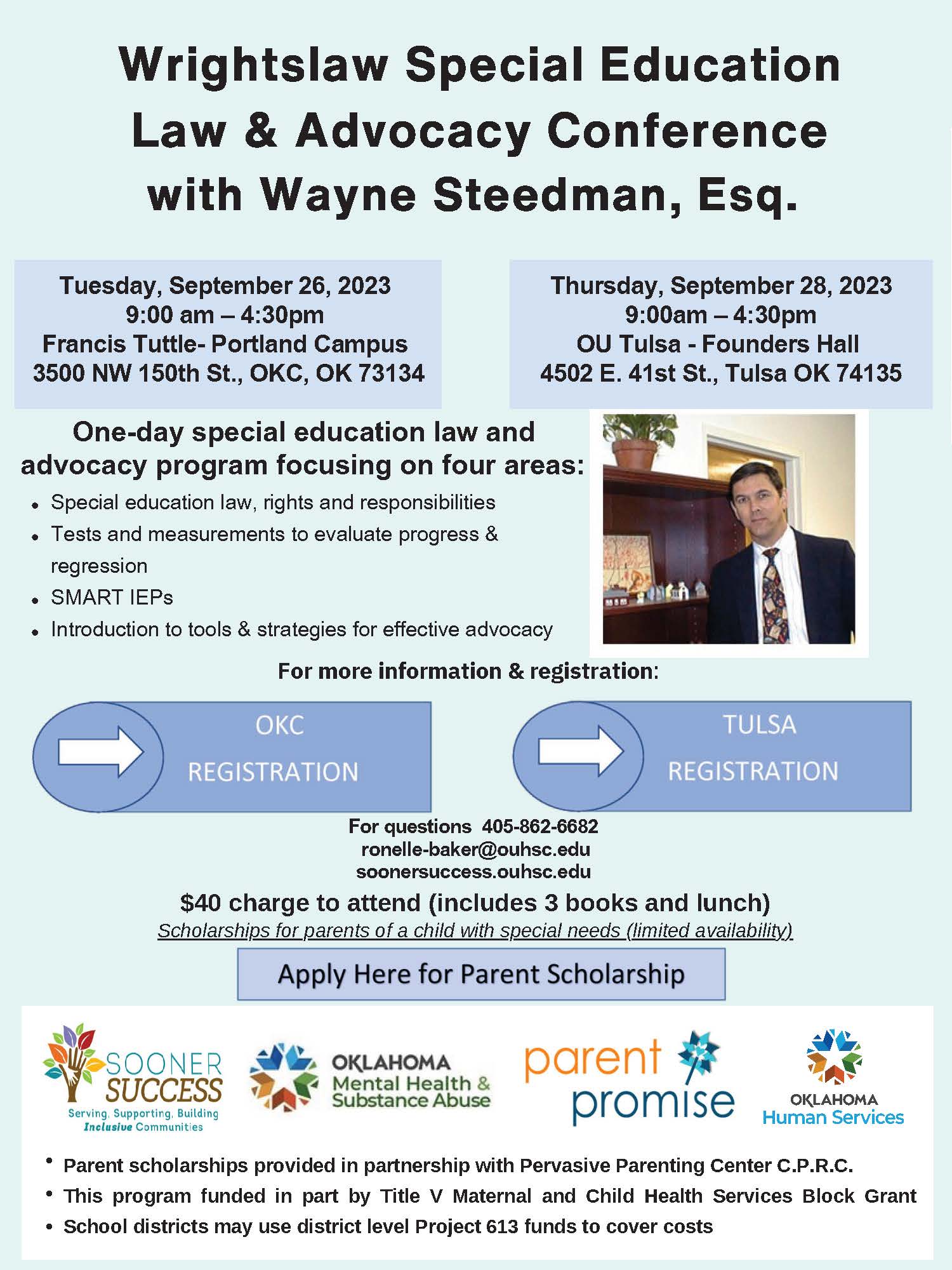 Wrightslaw - OKC - Sooner Success